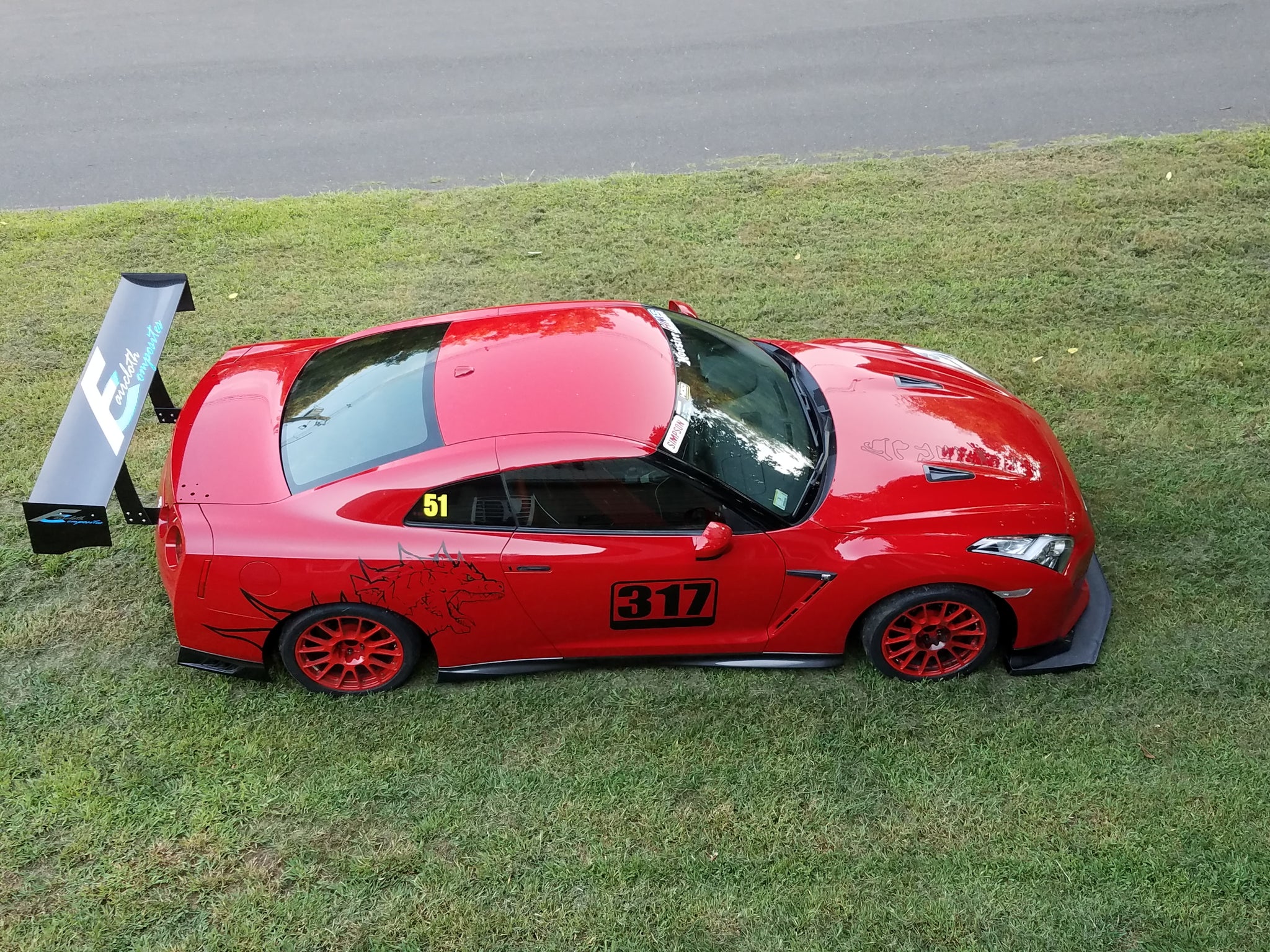 R35 GTR Race Splitter | Faircloth Composites – Faircloth composites